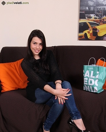 Celebrate the beauty of pantyhose tease with super-hot Petra