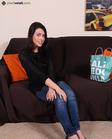 Celebrate the beauty of pantyhose tease with super-hot Petra